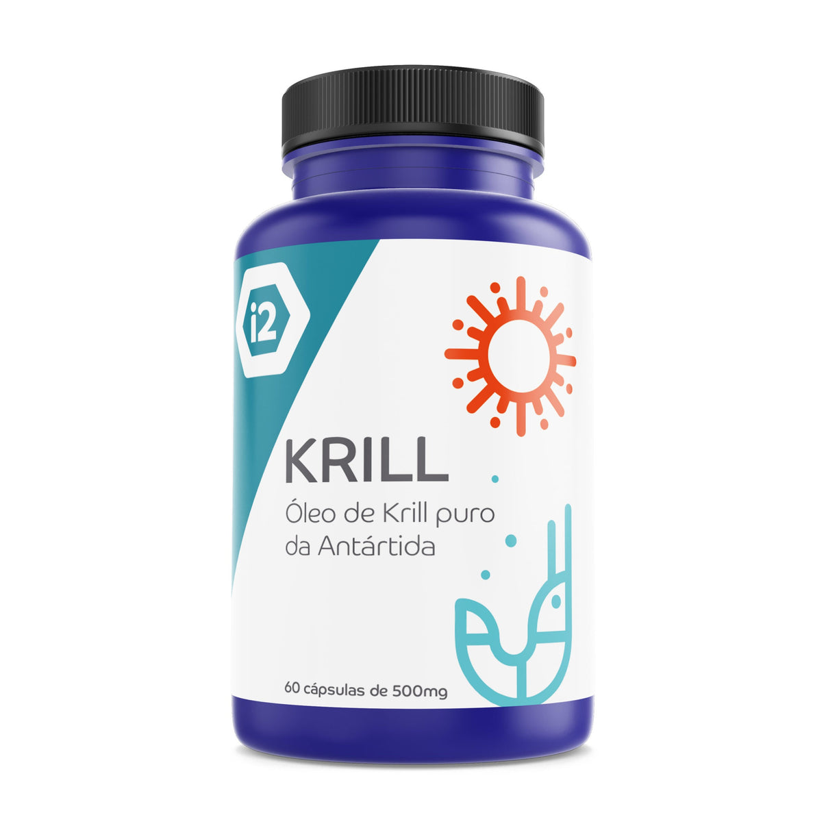 Krill 500mg, 60 cápsulas – i2Nutri
